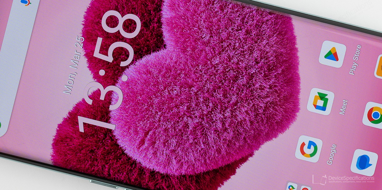 Hafury Meet Review - Display specifications and measurements