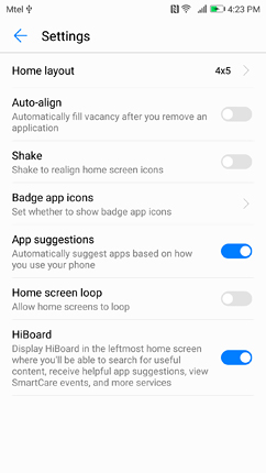 Huawei P10 Review - OS, UI, Settings menu, applications