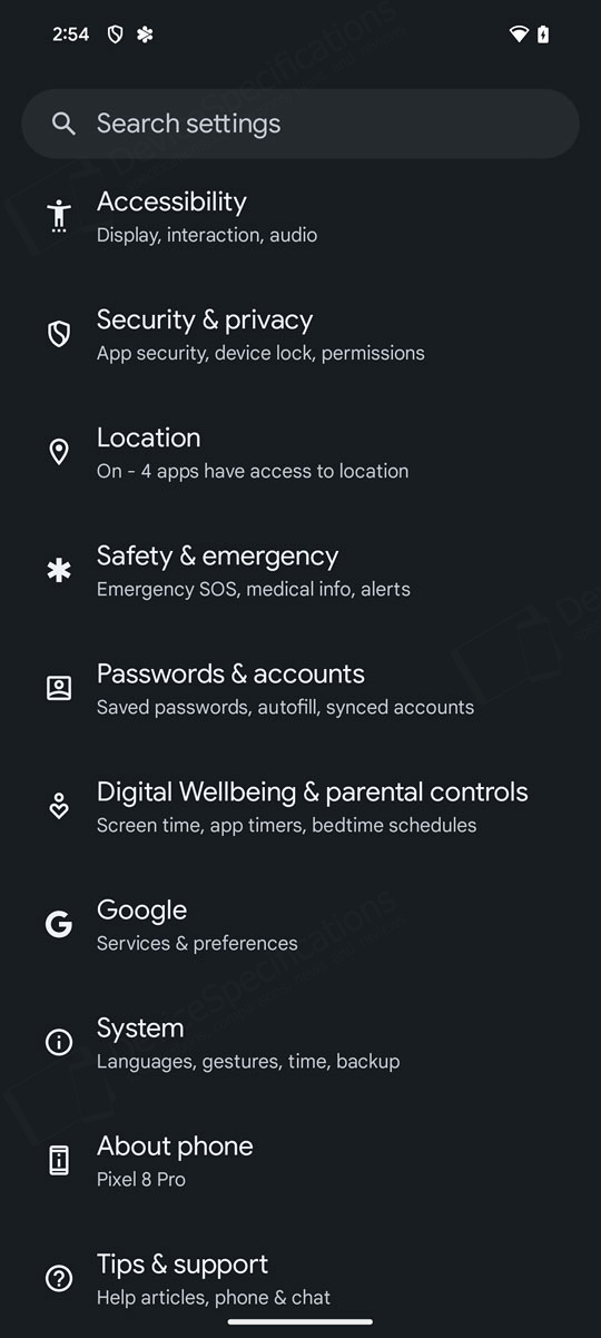 Google Pixel 8 Pro Review - OS, UI, Settings menu, applications