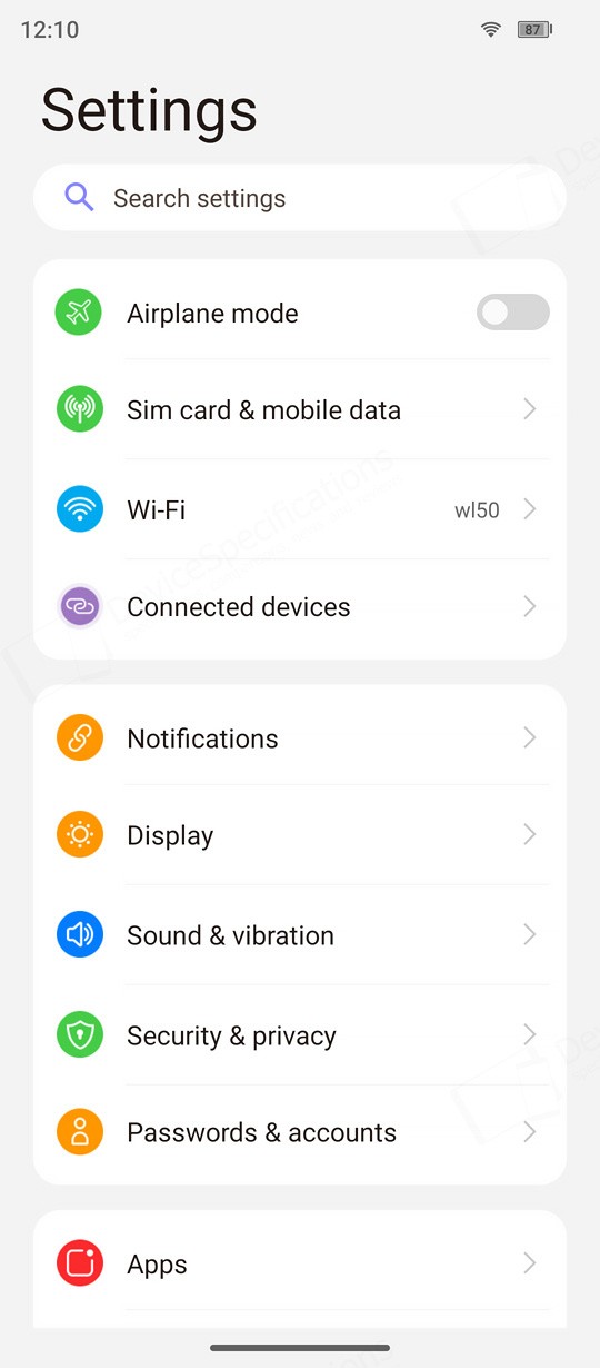 FOSSiBOT F113 Review - OS, UI, Settings menu, applications
