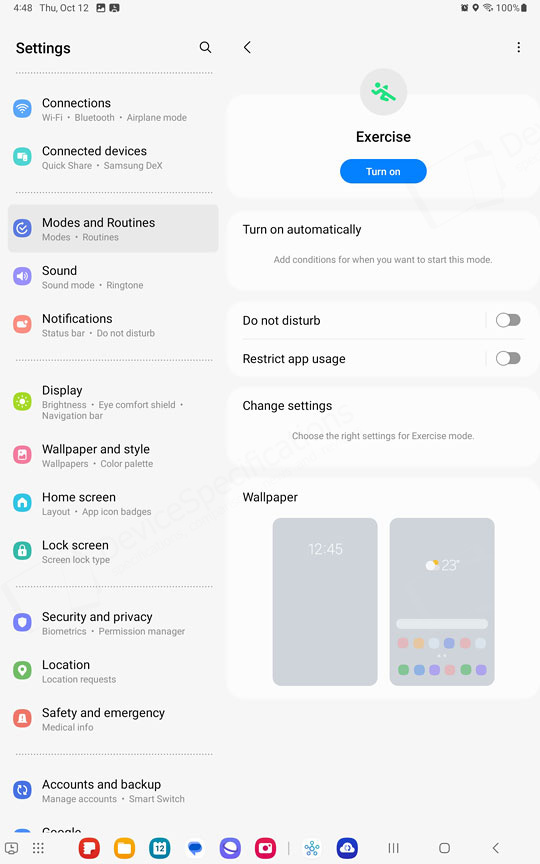 Samsung Galaxy Tab S9 FE Wi-Fi Review - OS, UI, Settings menu, applications