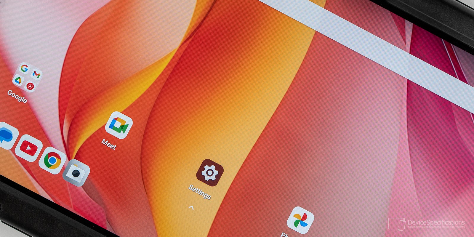 AGM PAD P2 Active Review - Display specifications and measurements