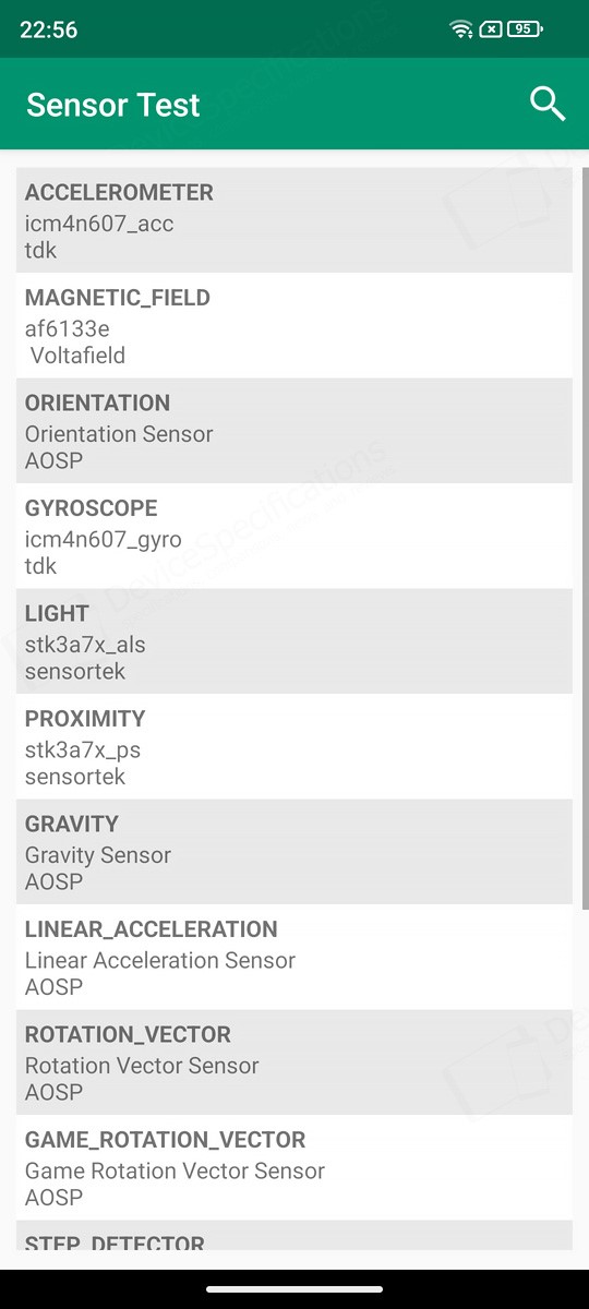 Ulefone Note 17 Pro Review - Sensors