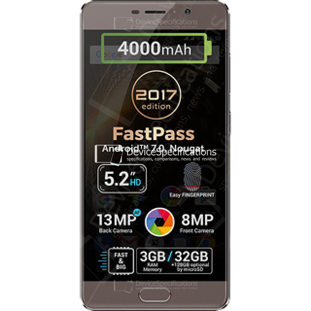 Allview P9 Energy Lite 2017 - Specifications