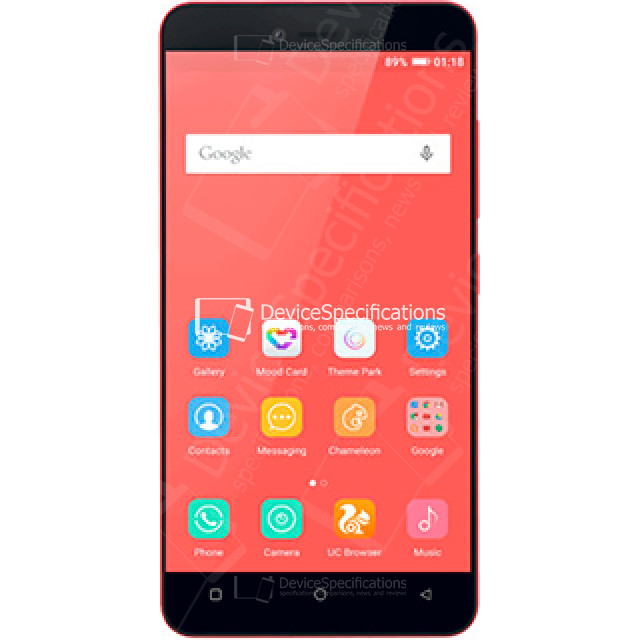 Gionee Pioneer P5L (2016) - Specifications