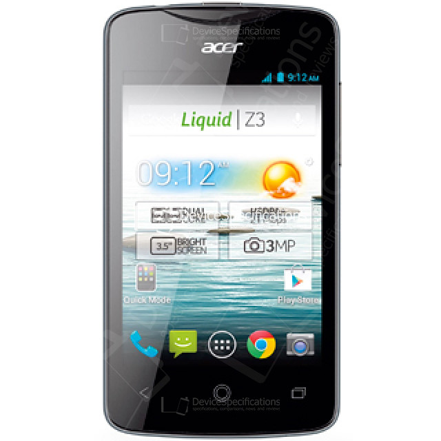 Acer Liquid Z3 - Specifications