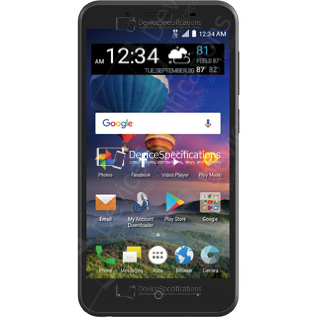 ZTE ZFive G LTE - Specifications