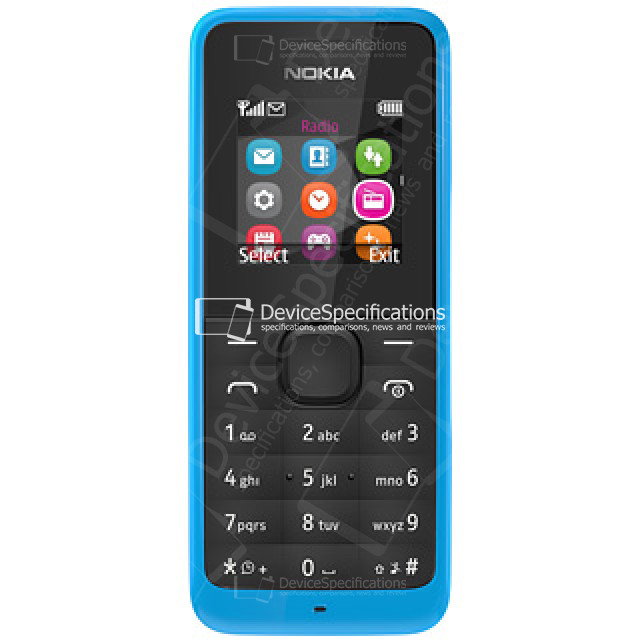 Nokia 105 - Specifications