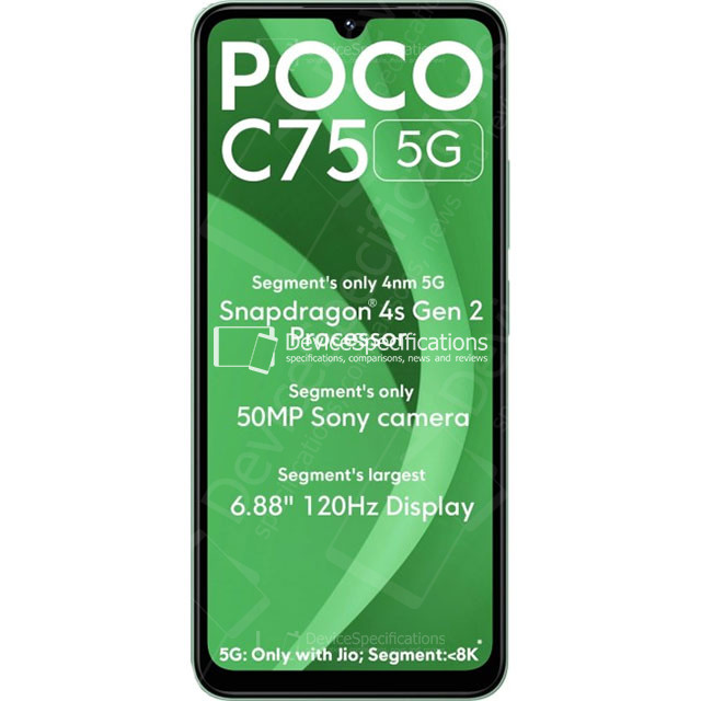 POCO C75 5G - Características y especificaciones