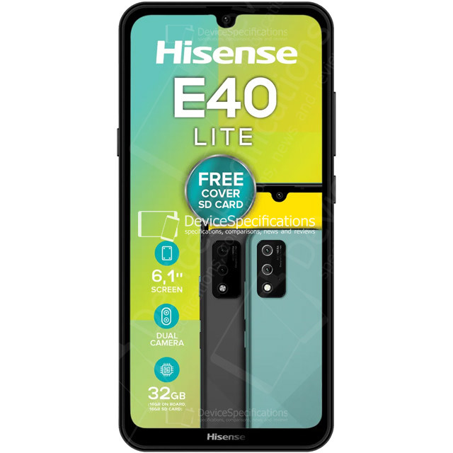 HiSense E40 Lite - Specifications