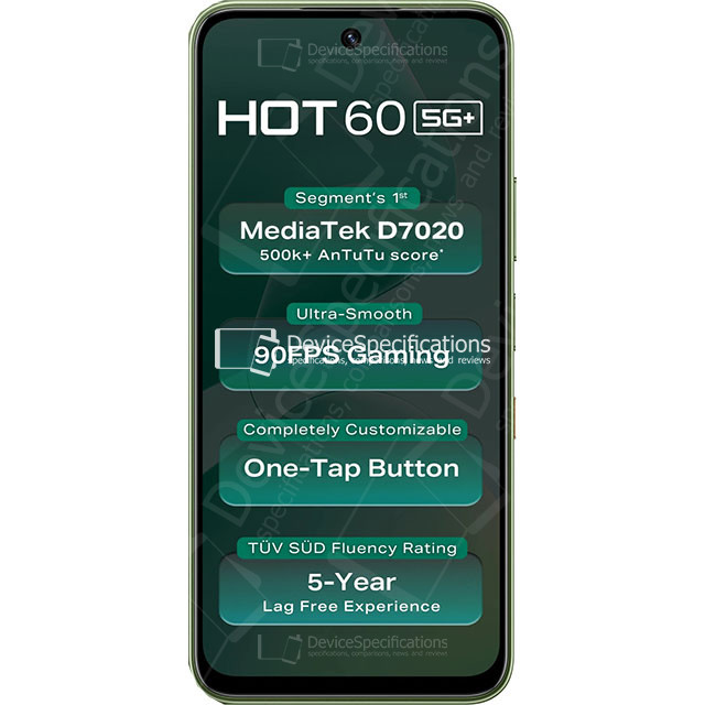 Infinix Hot 60 5G+ - Características y especificaciones