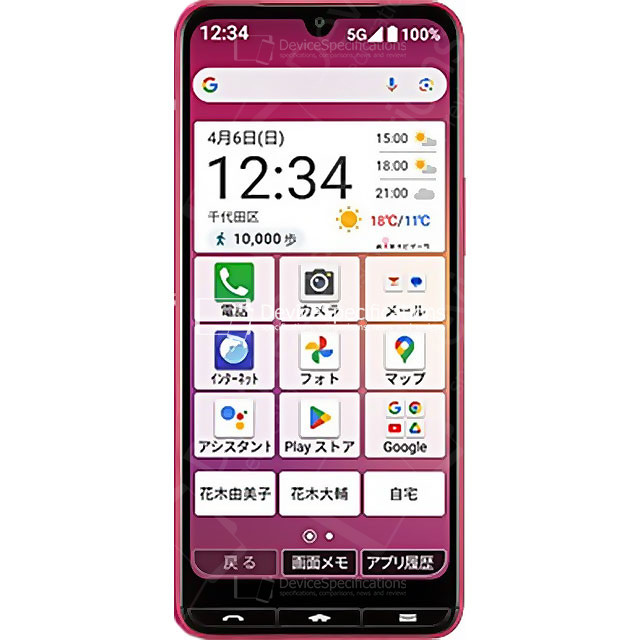 Kyocera Basio Active3 - Specifications