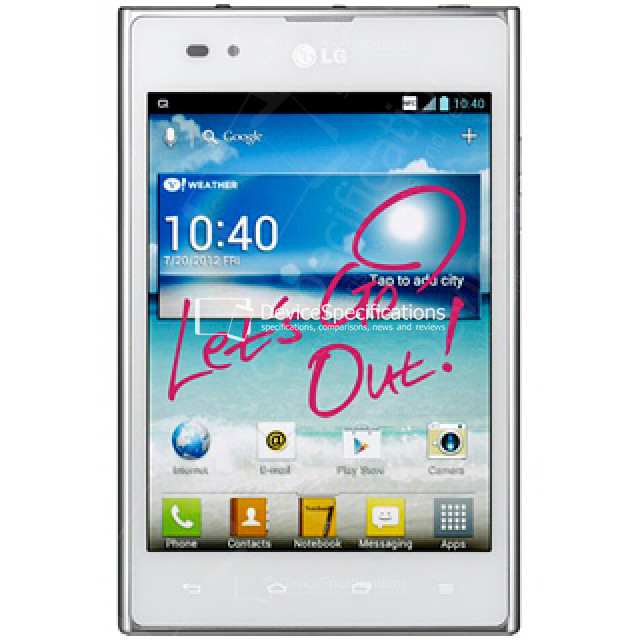 LG Optimus Vu F100S - Specifications