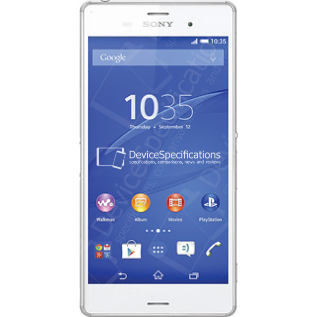 Sony Xperia Z3 - Specifications