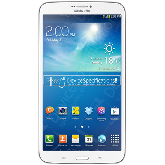 Samsung Galaxy Tab 3 8.0 - Specifications
