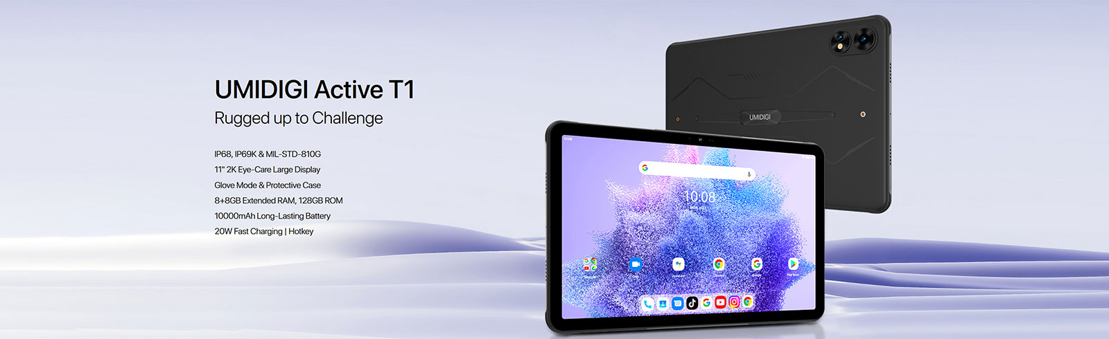 UMIDIGI Active T1 is a new rugged tablet with an 11" IPS display and a ...