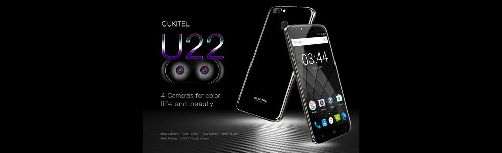 Oukitel unveils the full specs of the U22, which features two rear and ...