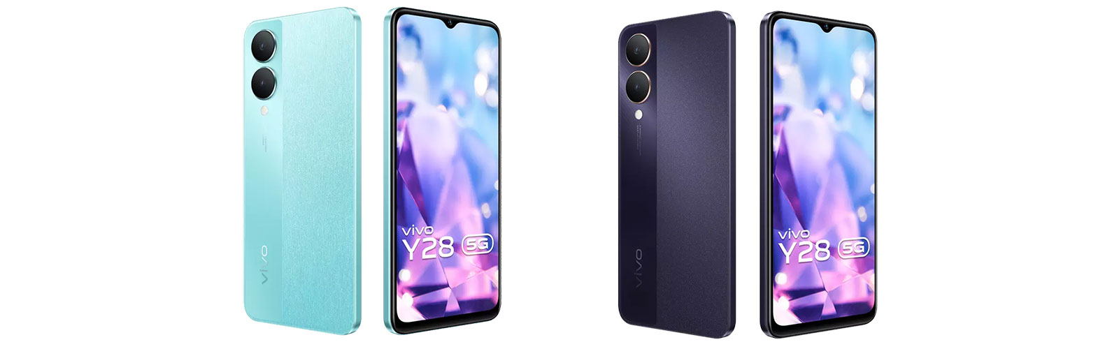 Vivo Y28 5G is launched in India with a Dimensity 6020 chip and a 90Hz ...