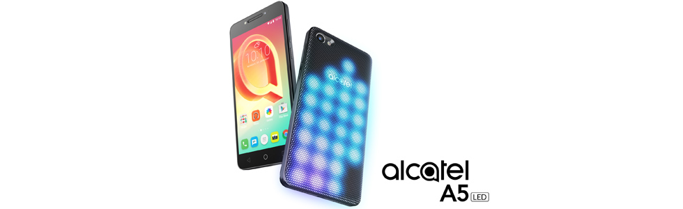 Alcatel A5 LED with a LED back, A3, U5 and the Plus 12 tablet are announced